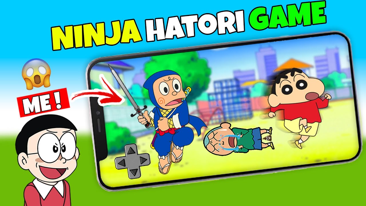 Best Ninja Hatori Game 😱 || Funny Game || Shinchan And Nobita Game ...