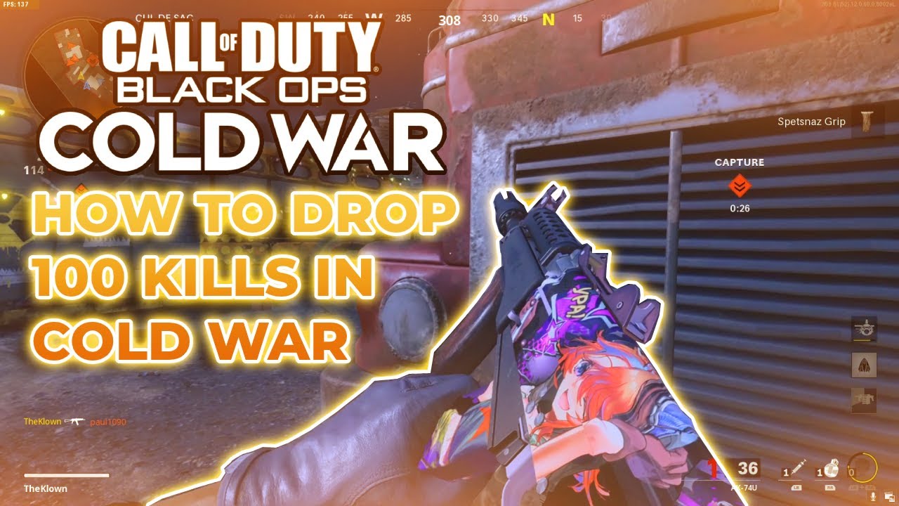 How to Get 100 Kill Games in Season 1 CoD Cold War - YouTube