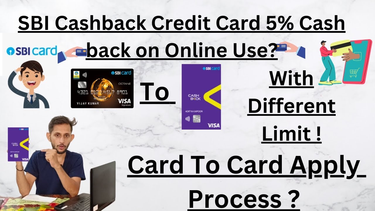 😎SBI Cashback Credit Card 💳l How To Apply Card to Card SBI Credit Card ...