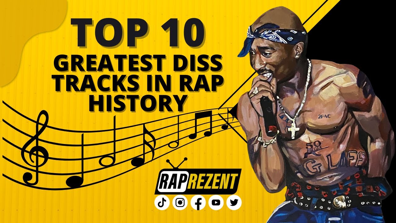 Top 10 Greatest Diss Tracks in RAP History 🔥#rap #top10 #raprezent # ...