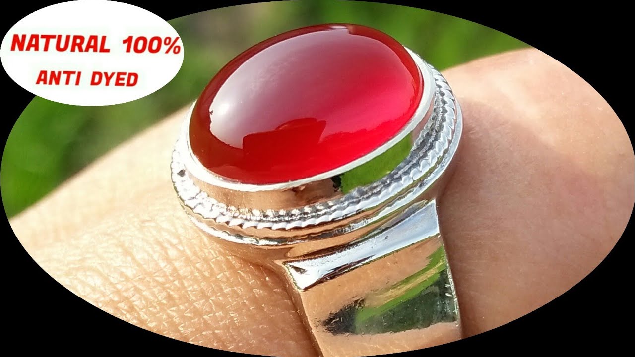 Batu red baron red raflesia red carnelian - YouTube
