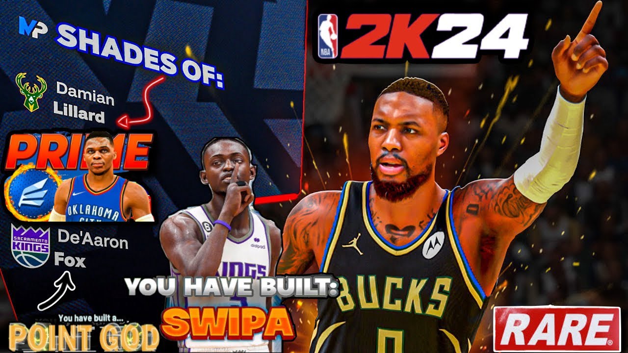 *RARE* ALL-AROUND PG BUILD w/ CONTACT DUNKS 2K24 + GAME-BREAKING ...