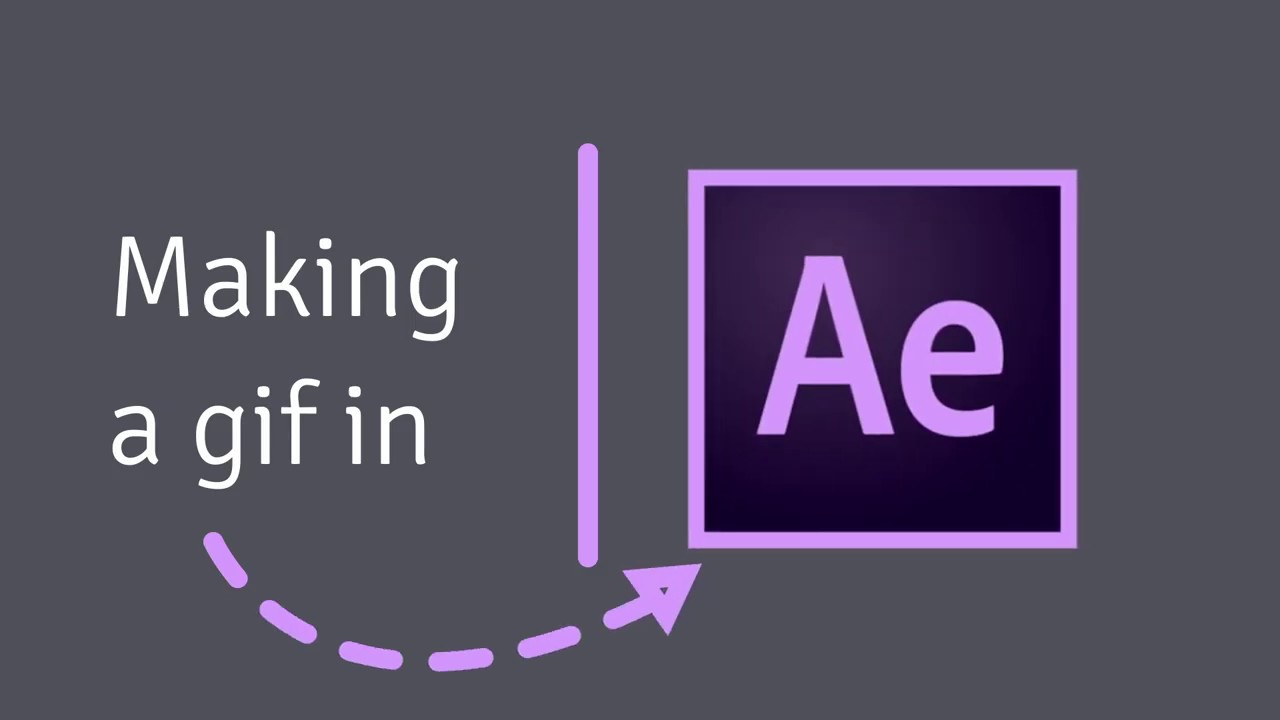 L4 - AE session (making GIF images) - YouTube