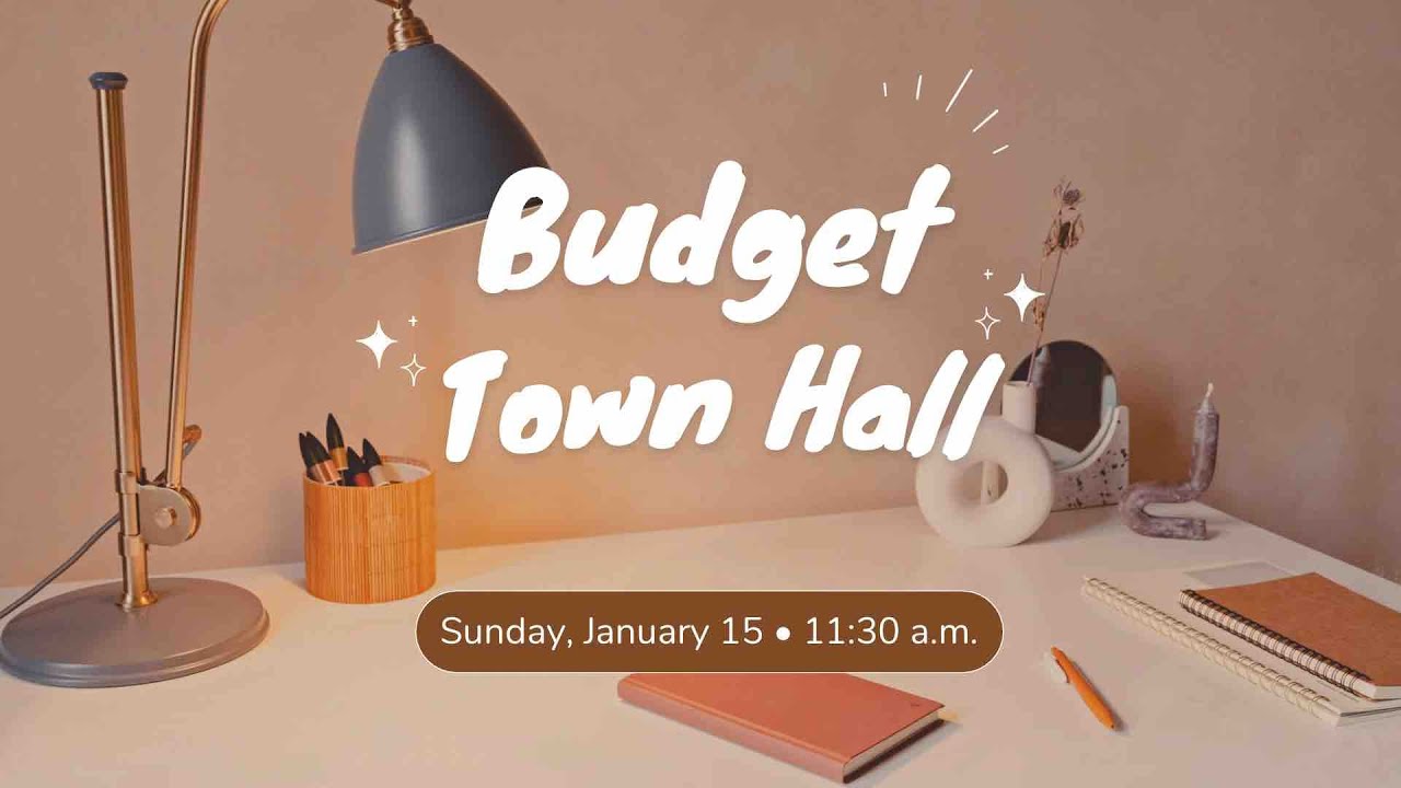 January 15 - Budget Town Hall - YouTube