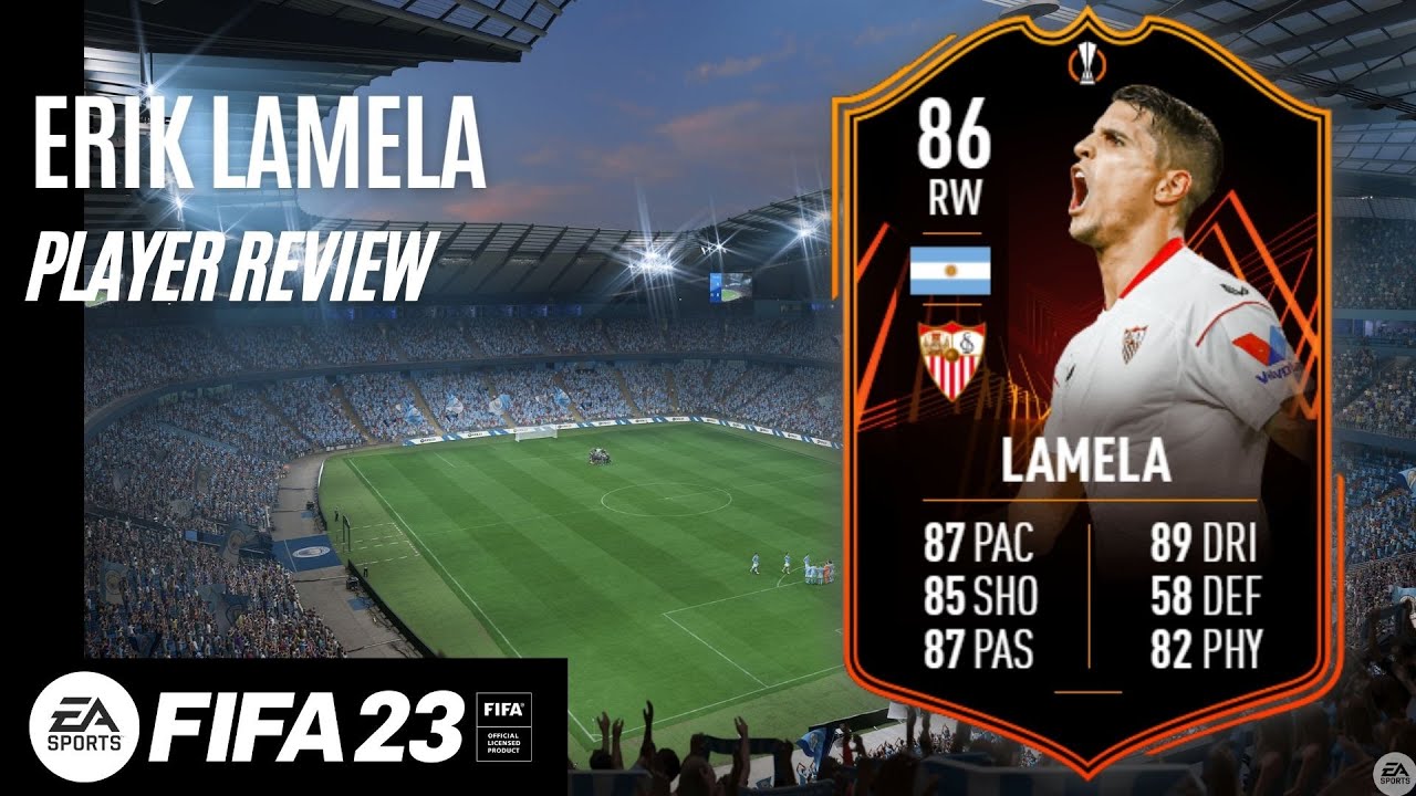 FIFA 23: ERIK LAMELA 86 UEL RTTF PLAYER REVIEW I FIFA 23 ULTIMATE TEAM ...