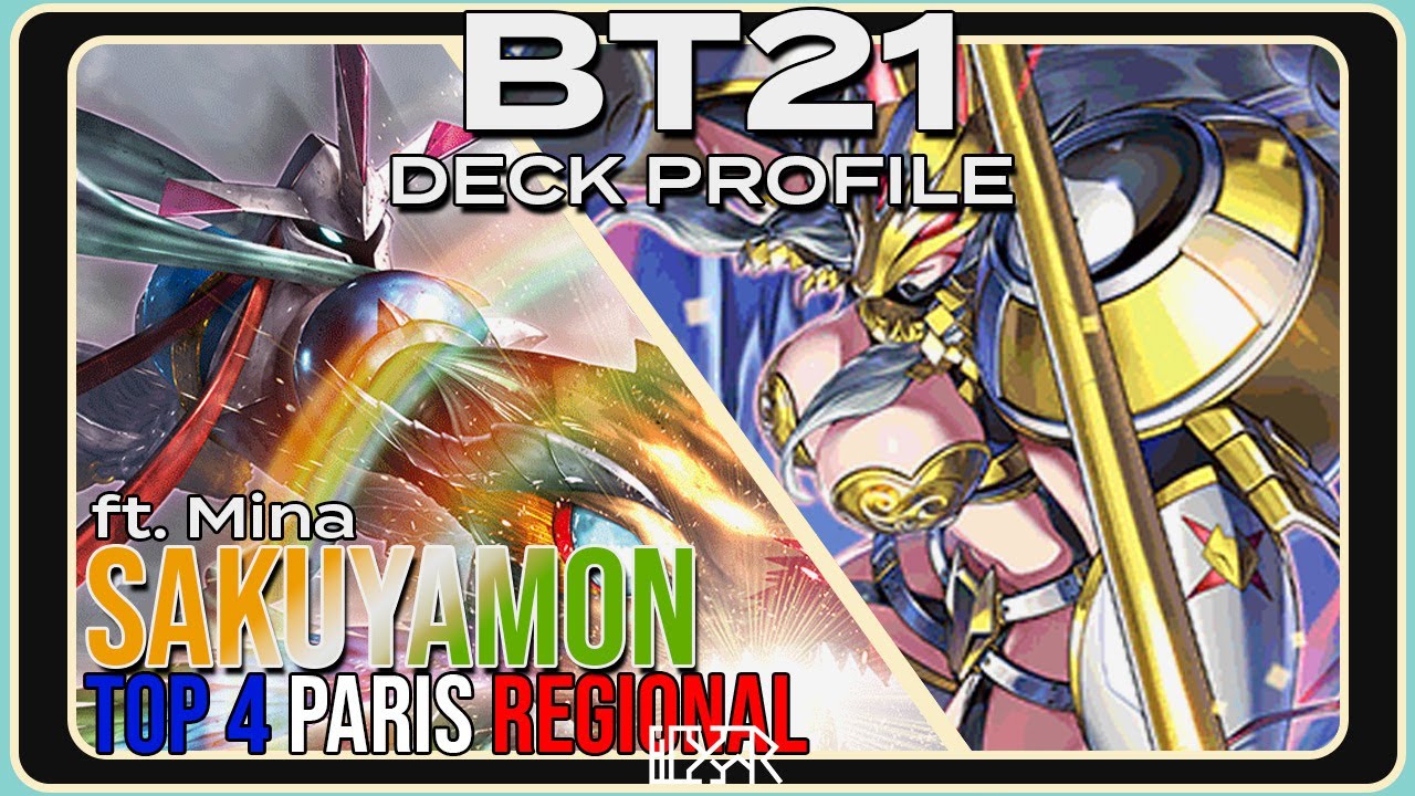 Mina's TOP 4 Sakuyamon Deck Profile [Digimon TCG BT21 Paris Regional ...