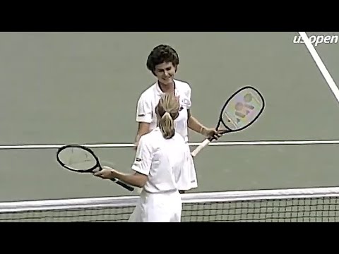 Steffi Graf vs Pam Shriver 1992 US Open R2 Highlights - YouTube