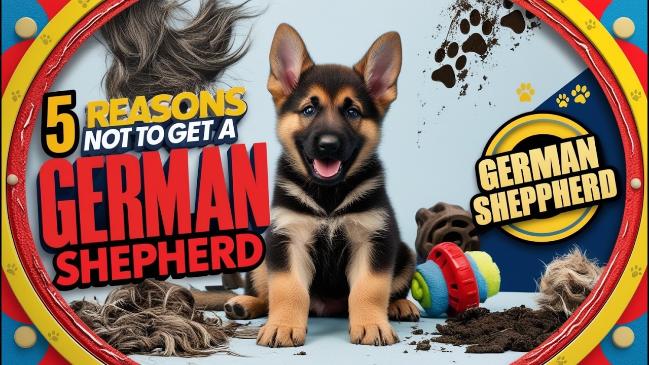 5 Reasons NOT to Get a German Shepherd Dog - YouTube