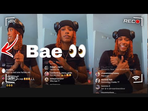 Raysowavy reveals NEW BAE 👀‼️instagram live🥰🥰I’m the better 👩‍🍳 awww 🥰 ...