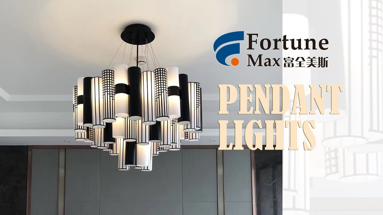 Beautiful customized Pendant Lights for hotel | Fortune Max Light - YouTube