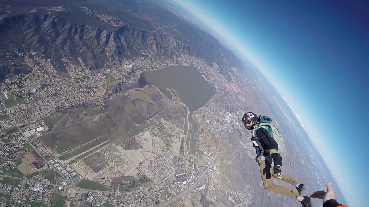 Skydive Elsinore Tracking Jump 1-29-2017 - YouTube