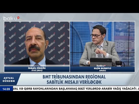 Elçin Elibeyli - İsmail Cingöz - Erdoğan'ın BM'nin 80. Yılı Zirvesi Konuşması - Bakü TV - 25.09.2025