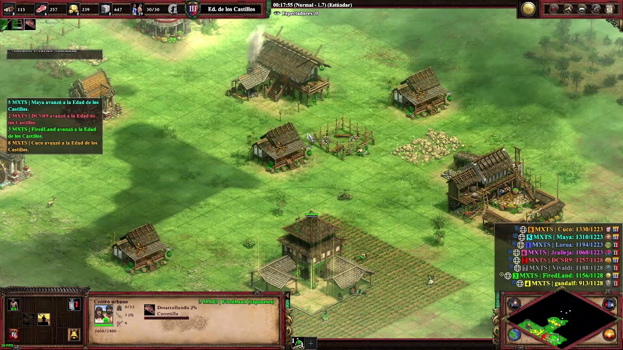 AOE II:DE 4V4 | En Túnel del Amazonas | Comment # 48 | Ranked | Feat ...