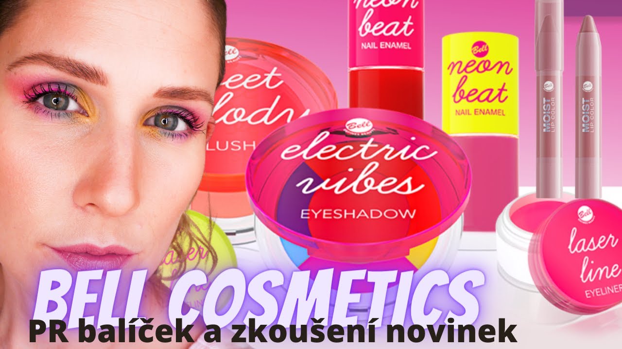 BAREVNÉ LÍČENÍ S BELL COSMETICS | PR BALÍČEK S NOVINKAMI - YouTube