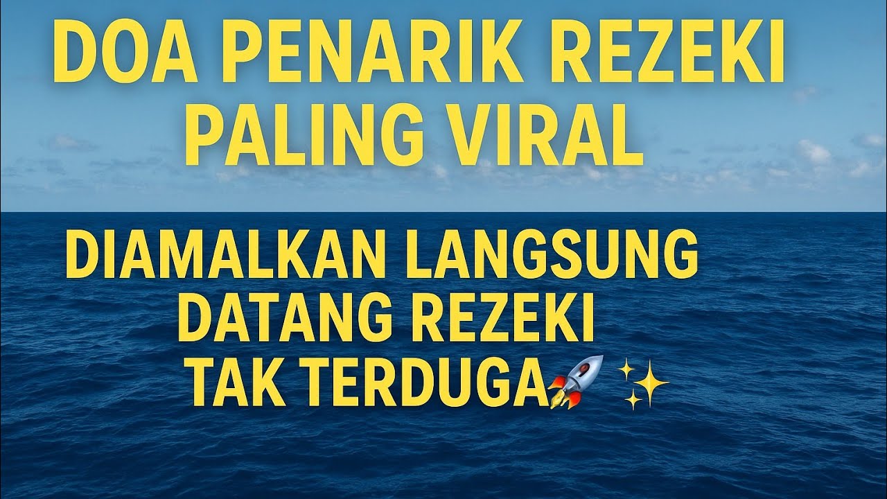 “Manifest Prosperity with This Doa Penarik Rezeki – Global Attraction ...