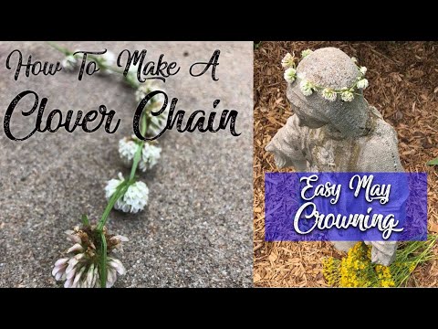 How To Make A Clover Chain- Easiest Flower Crown Ever!