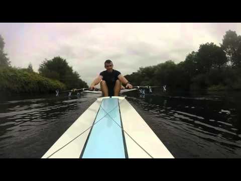 4x rowing on the clyde - YouTube