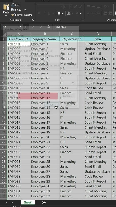 Excel tutorial | Auto-Color Rows by Status in Excel – Magic Trick! 🔥 #ExcelShorts #ExcelTips # ...