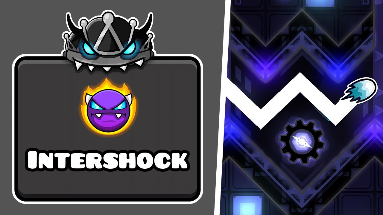 WEEKLY DEMON #240: "Intershock" (EASY DEMON) by RealZober | Geometry Dash - YouTube