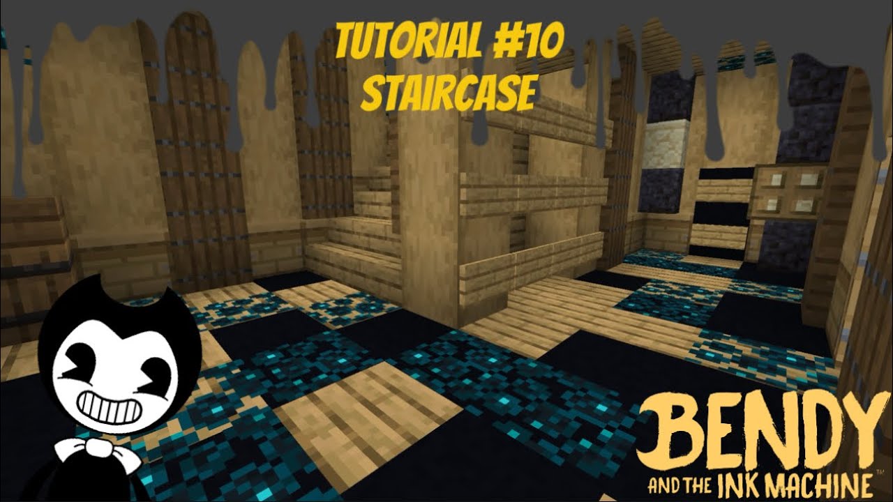 How To Build Bendy And The Ink Machine (Ch.1) In Minecraft! | Part 10 ...