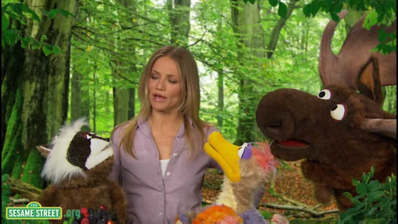 Sesame Street: Cameron Diaz: Habitat - YouTube