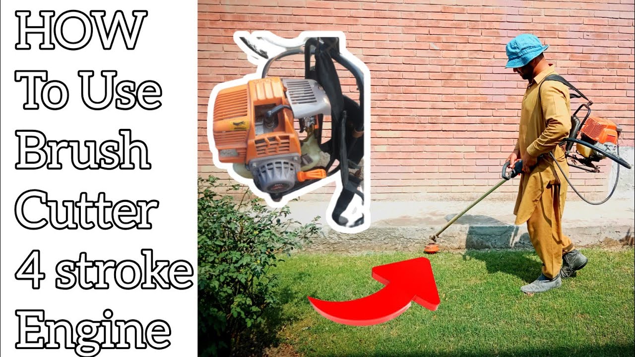 How To Use Brush Cutter Weeder Attachment |Gundam ki Katai | Wheat ...