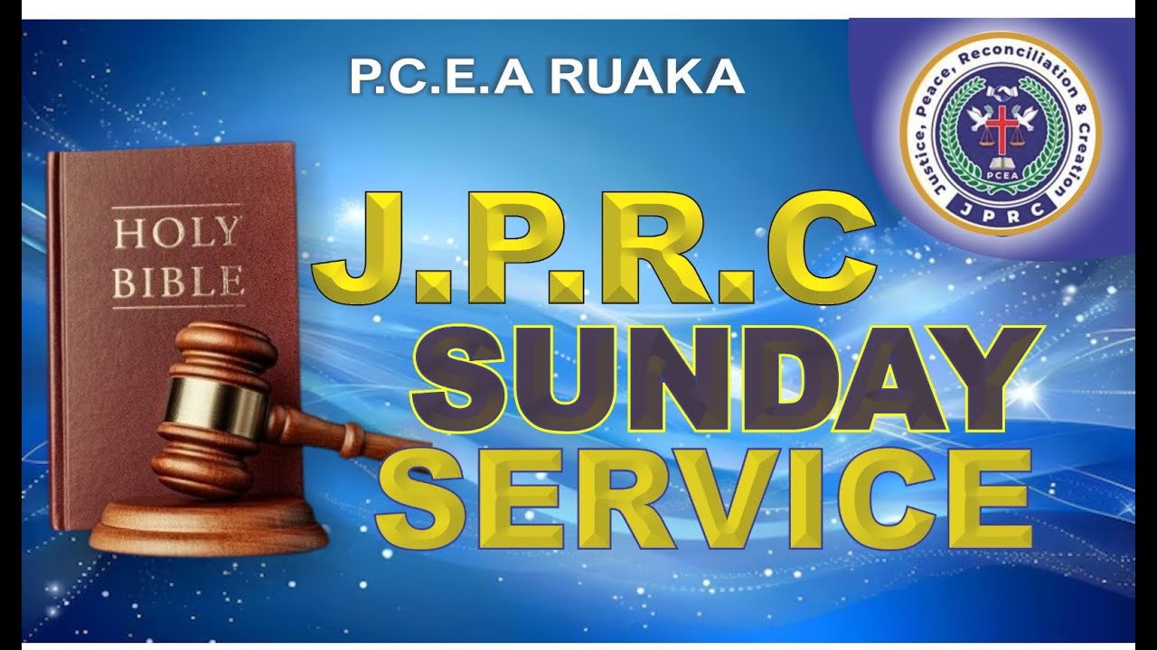 JPRC SUNDAY ENGLISH SERVICE FROM PCEA RUAKA - YouTube