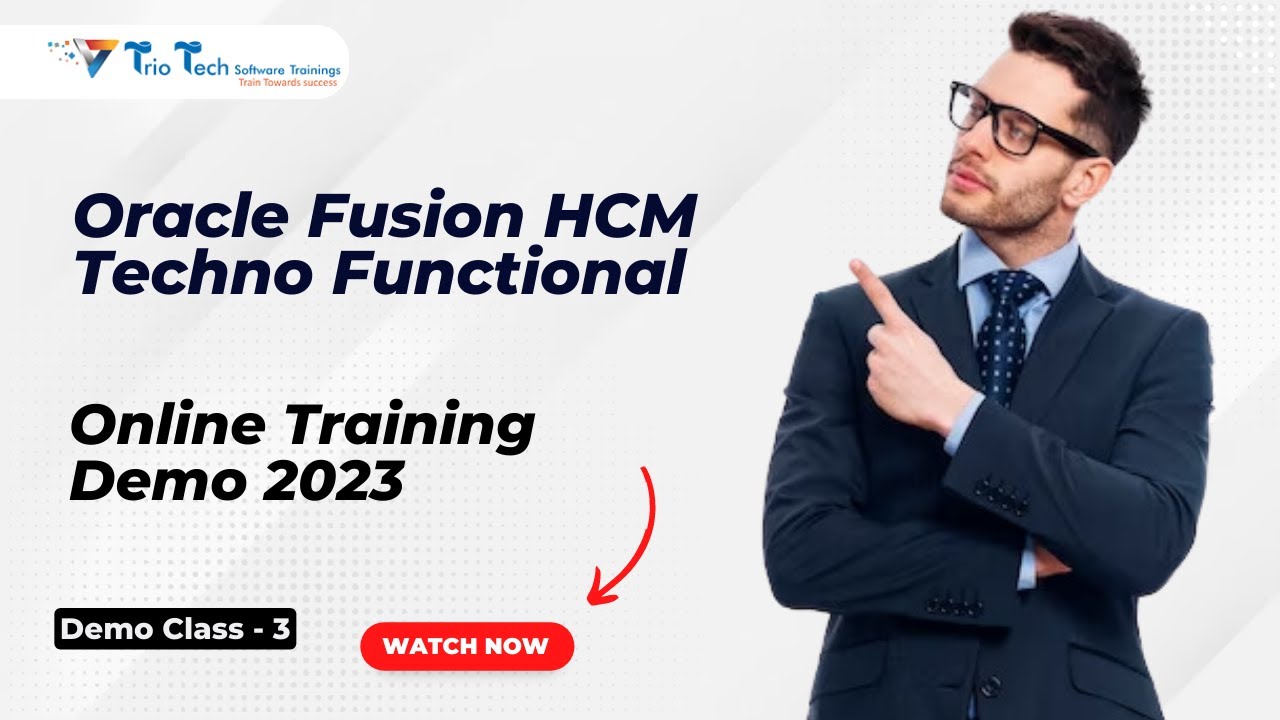 Oracle Fusion HCM Techno Functional Online Training Demo Class 3 30th ...