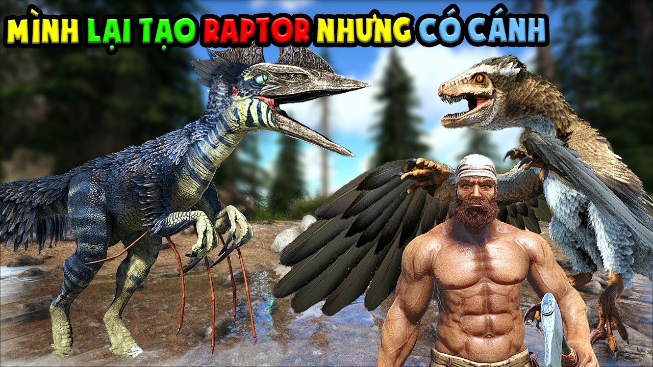 ARK MOD Hybrids #3 KHI MÌNH LAI TẠO ĐƯỢC KHỦNG LONG RAPTOR NHƯNG CÓ ...