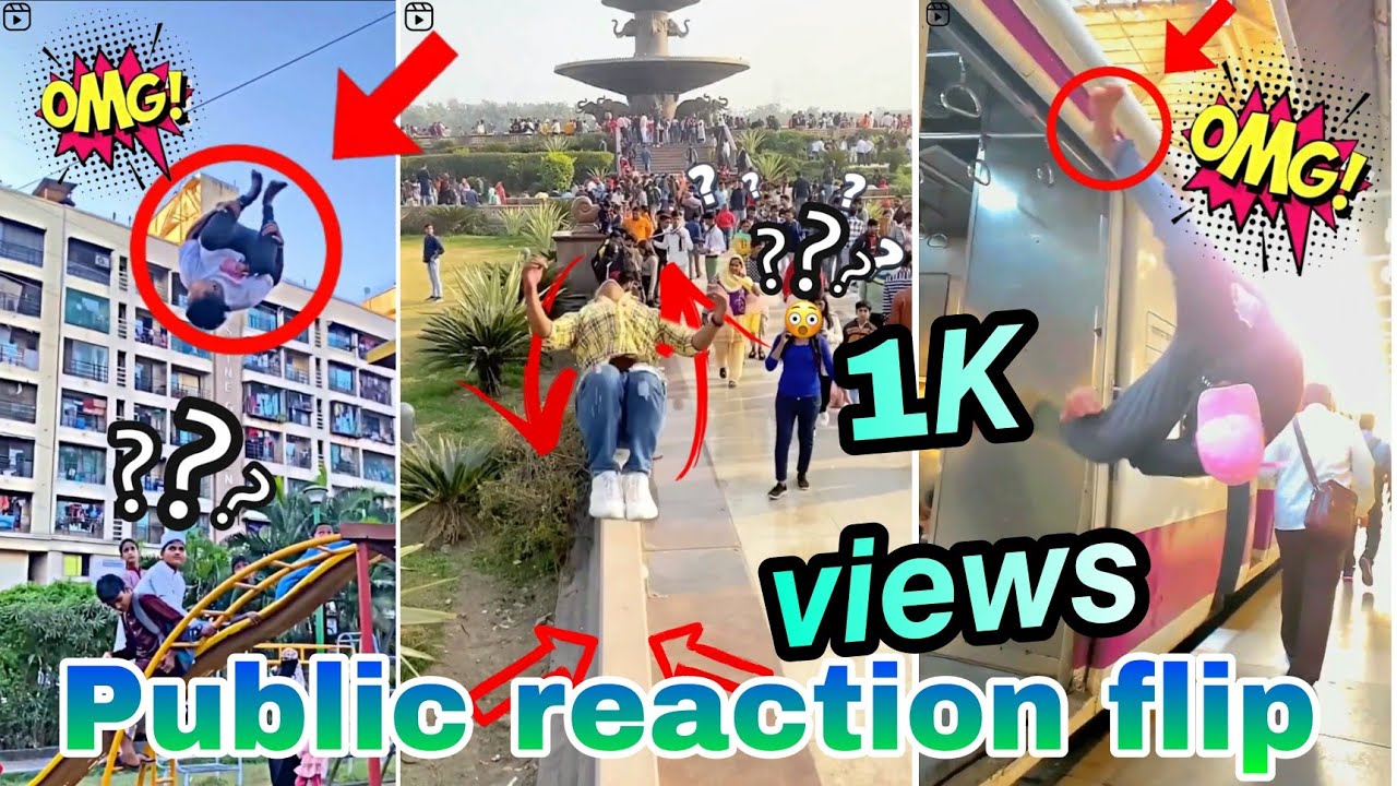 public reactions🤯flip🤸#flips #reaction #public #foryou #trendingvideo # ...