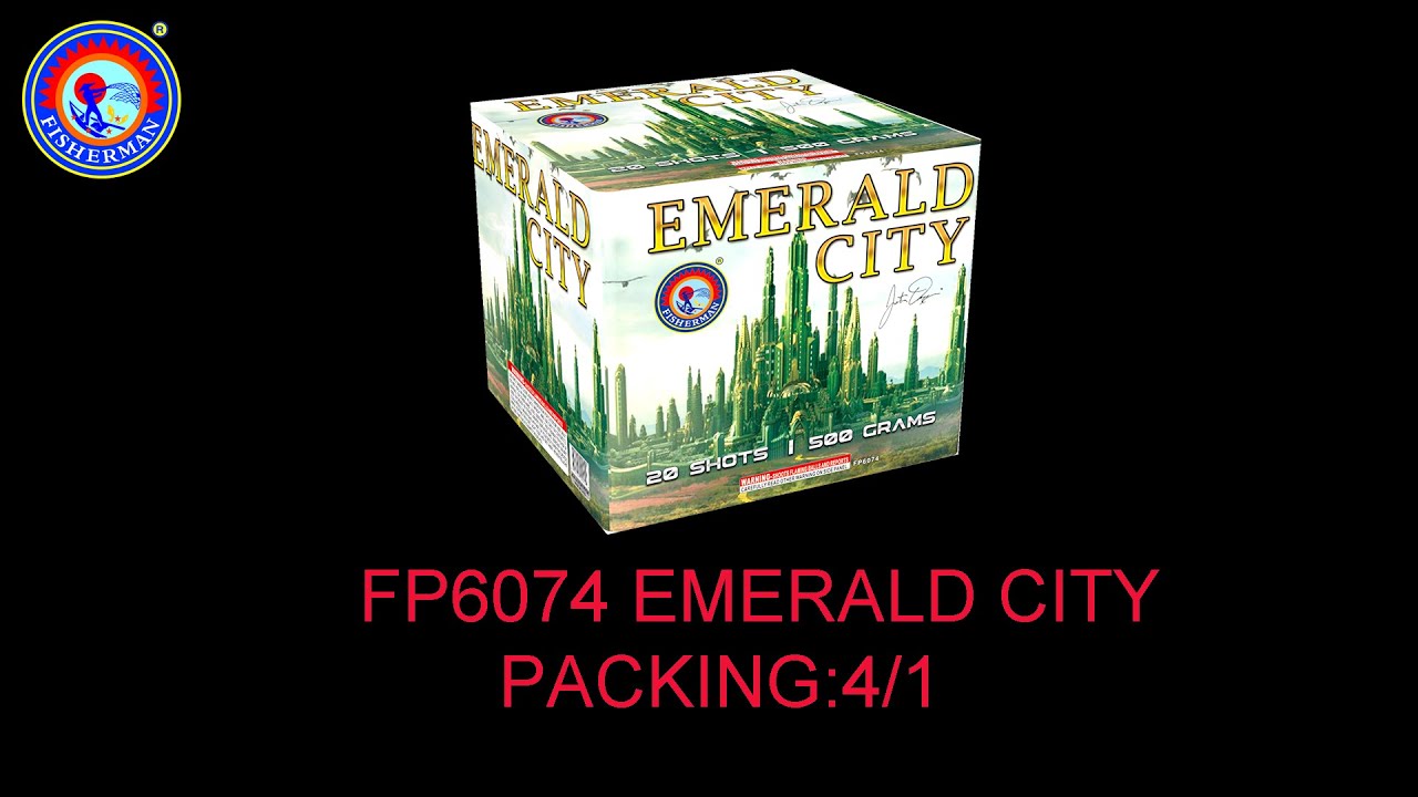 {500 gram cakes fireworks} 20 shots cakes EMERALD CITY FP6074 From ...