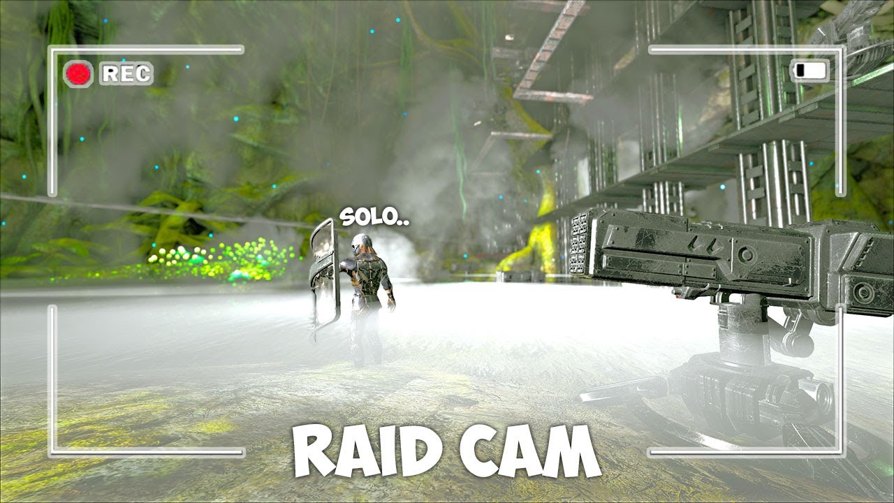 Ark Raid Cam S1E5 - One Guy Solo Defends Spider Cave Facing Certain ...
