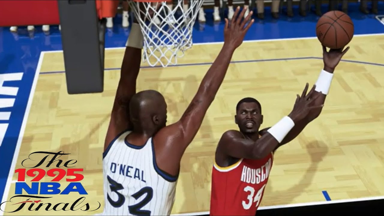 Hakeem Olajuwon vs Shaquille O'Neal｜Houston Rockets '94-'95 vs Orlando ...