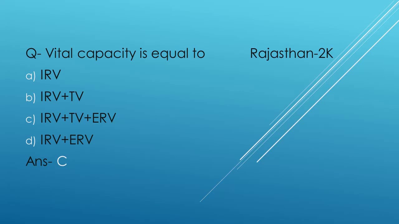 Vital capacity. Medical Mnemonic for NEET PG by Dr Prakash nayak - YouTube