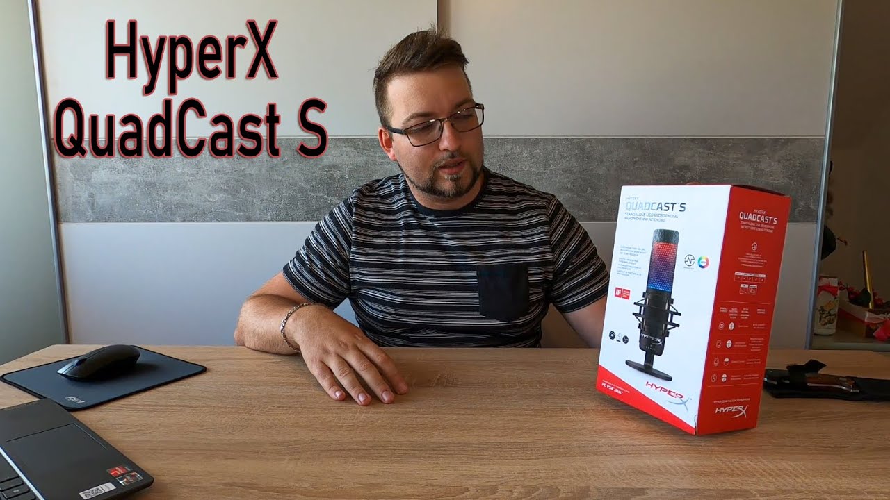 Podcast setup - 3.rész - HyperX QuadCast S / Unboxing, teszt - YouTube