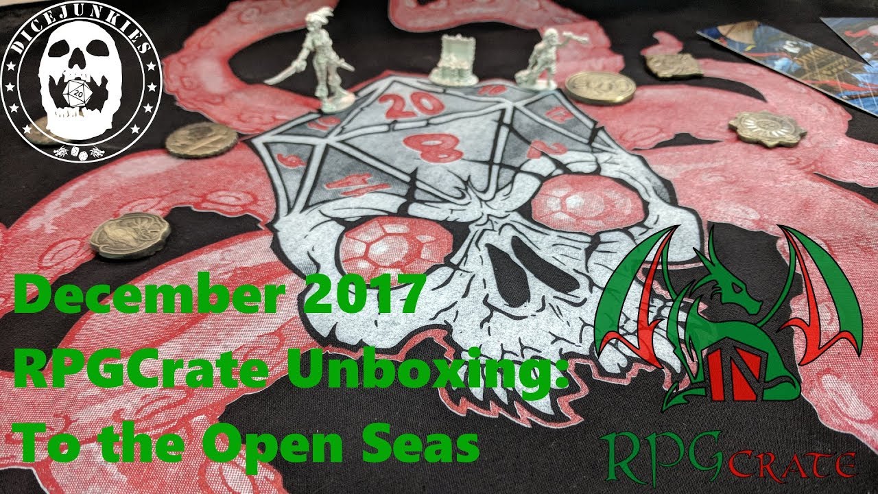 RPG Crate Unboxing December 2017: To the Open Seas - YouTube