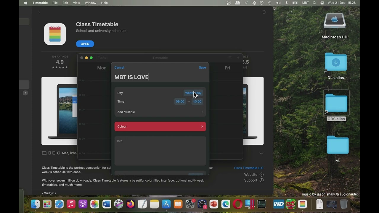 Class Timetable App For Mac App Store Basic Overview YouTube Class Timetable App For Mac App Store Basic Overview YouTube