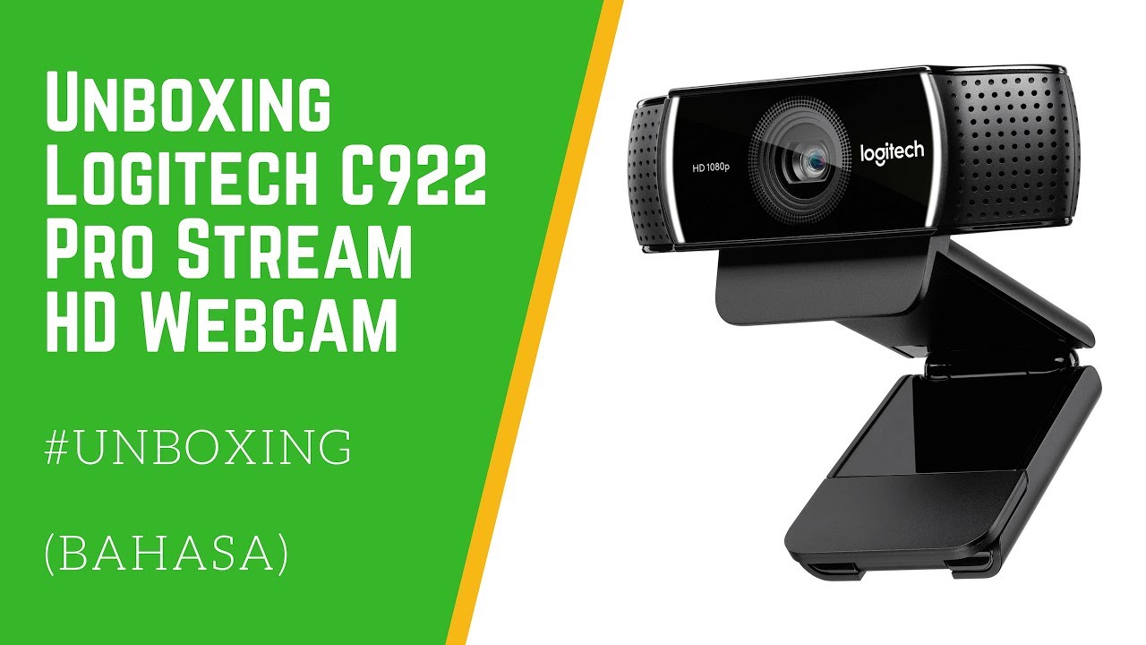 Unboxing Logitech C922 Pro Stream HD Webcam - YouTube