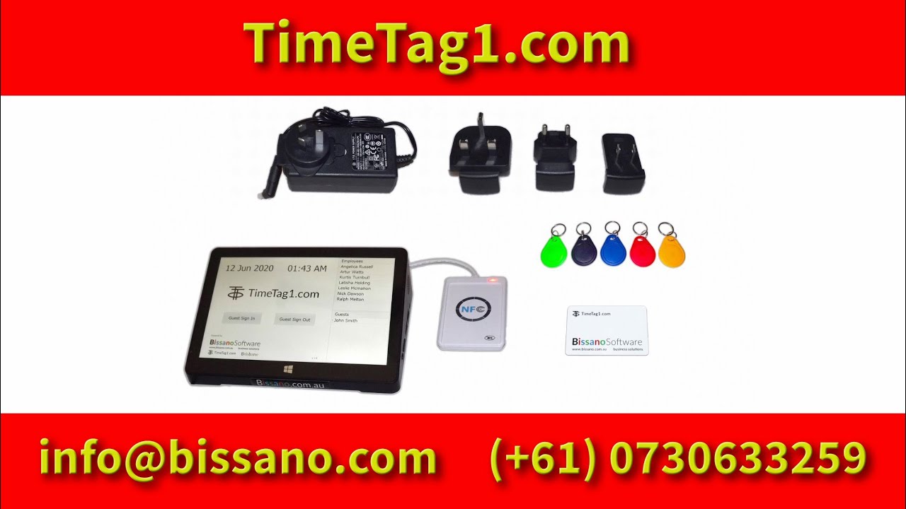 TimeTag1.com Time Tagging, Time Sheets, Visitor Logs - YouTube