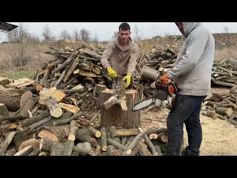 Ріжемо Дрібні дрова з Русланом. Cutting small wood with Stihl ms 361 💪💪💪👍👍👍