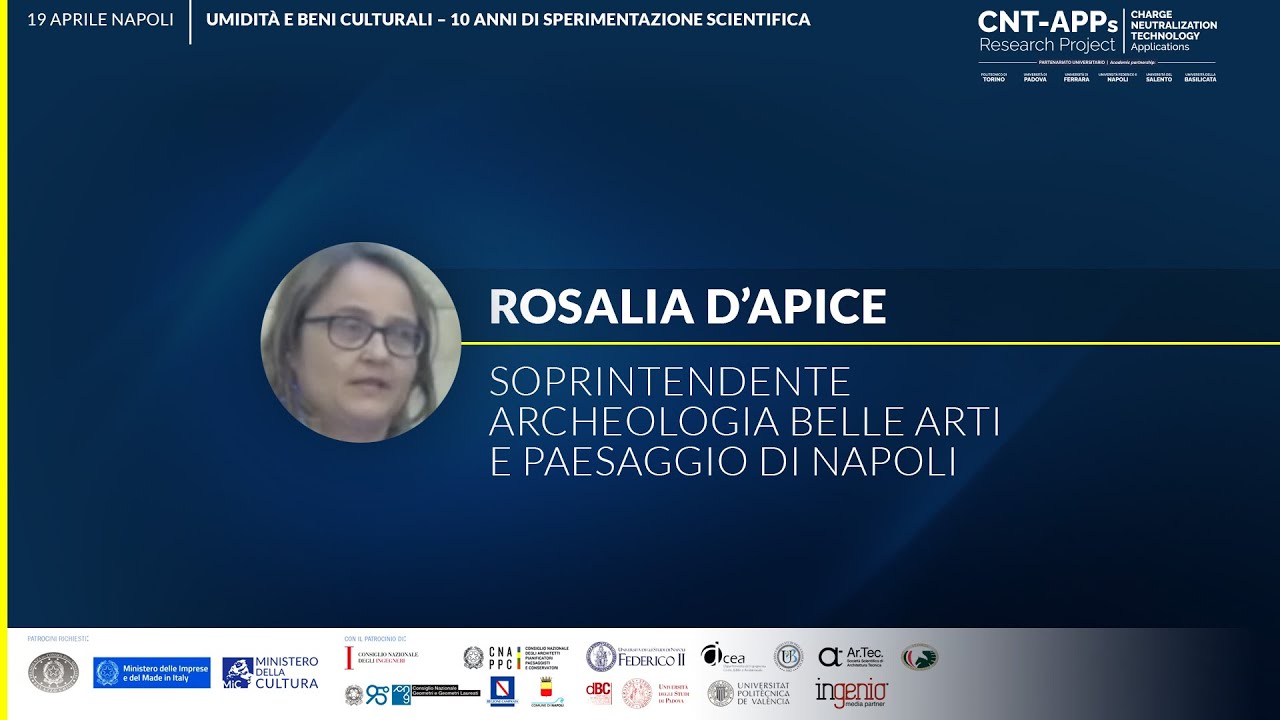 Rosalia D'Apice, Soprintendente Archeologia Belle Arti e Paesaggio di ...