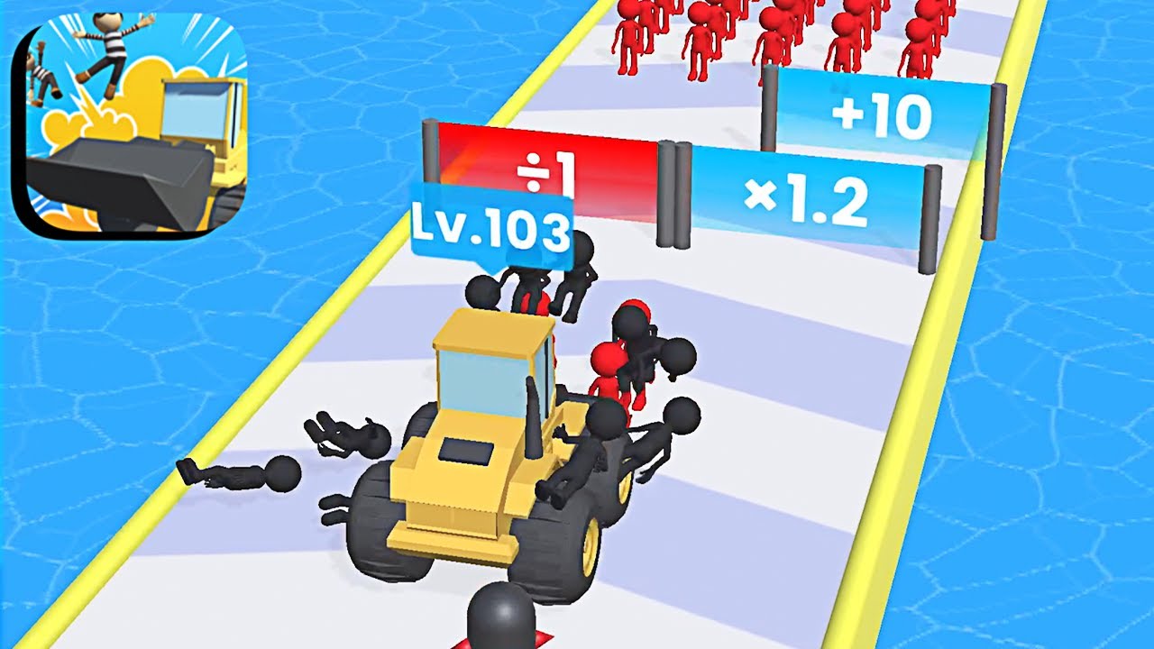 Bulldozer Run - All Levels Gameplay Android,ios (Part 1) - YouTube