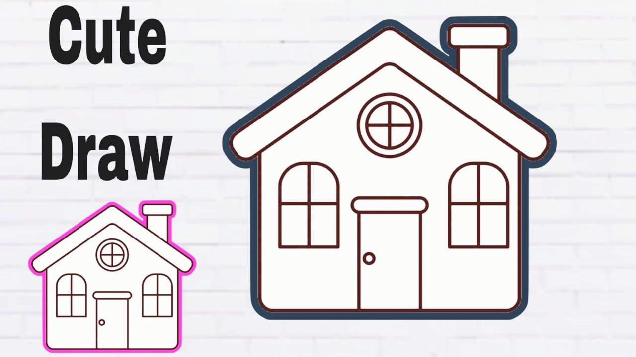 HOW TO DRAW A SMALLS HOUSE | VERY EASY FOR KIDS | STEP BY STEP 💯 - YouTube