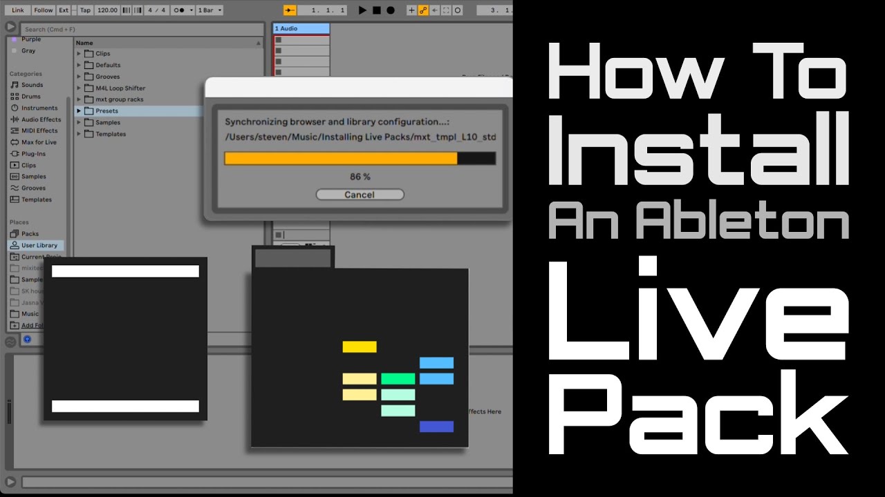 How To Install a Live Pack in Ableton Live - YouTube