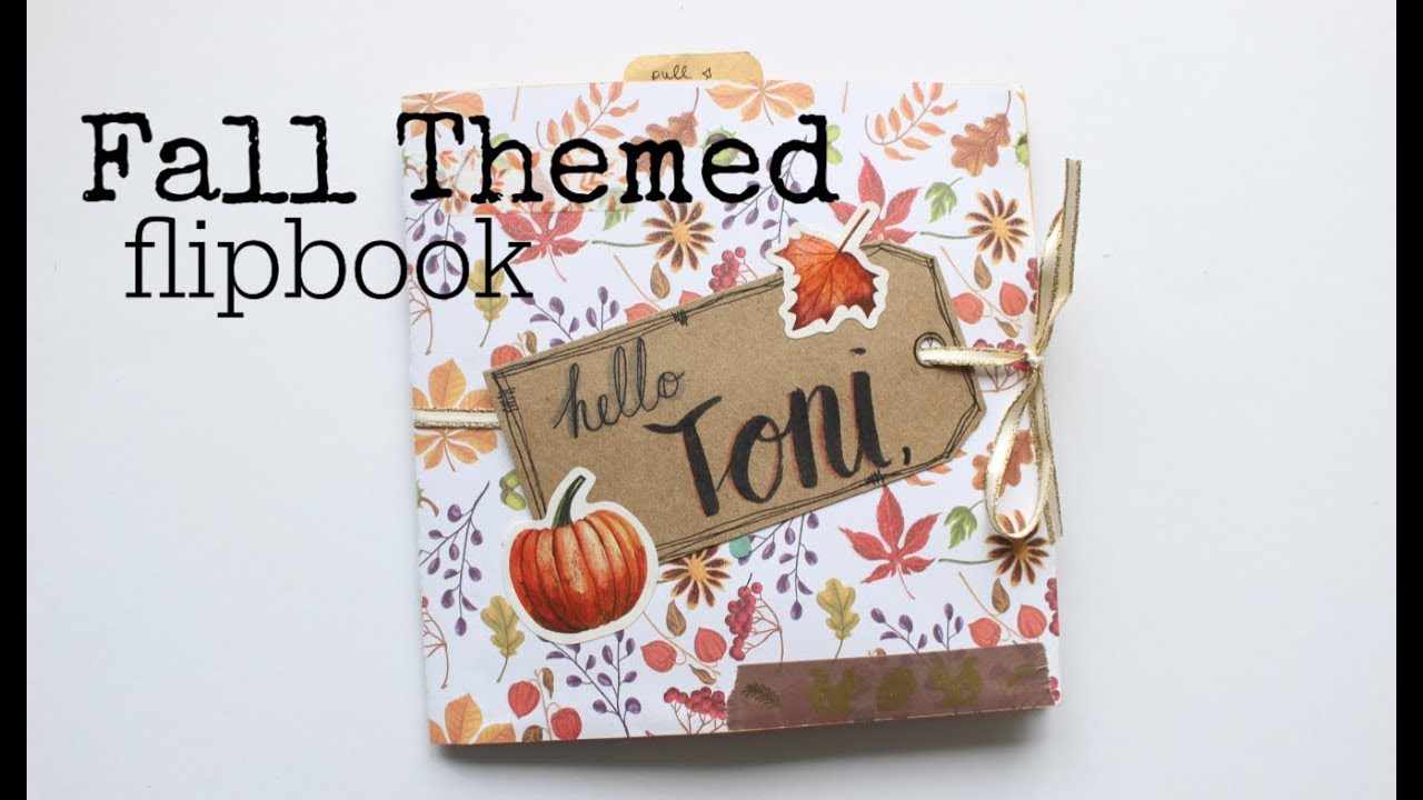 Making a Fall Themed Flipbook | Subscriber Mail - YouTube