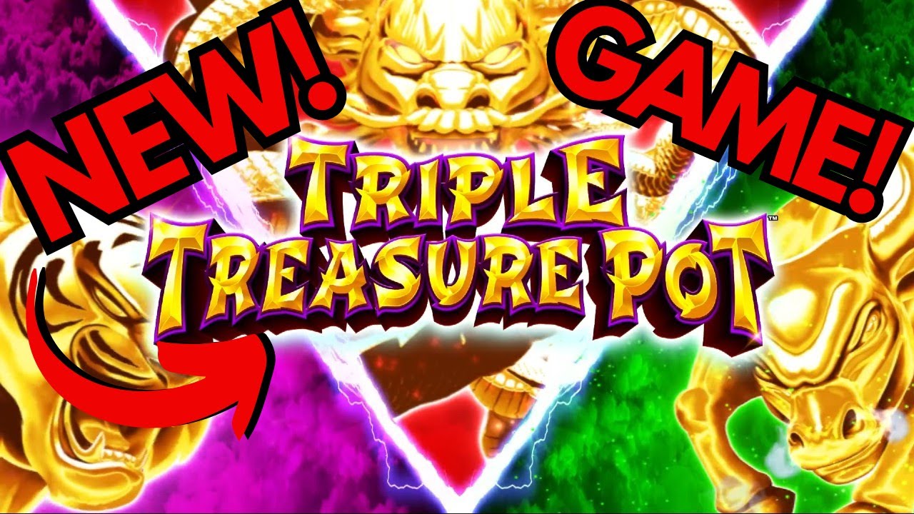 NEW GAME! I GOT EVERY BONUS on TRIPLE TREASURE POT SLOT MACHINE + TOP ...
