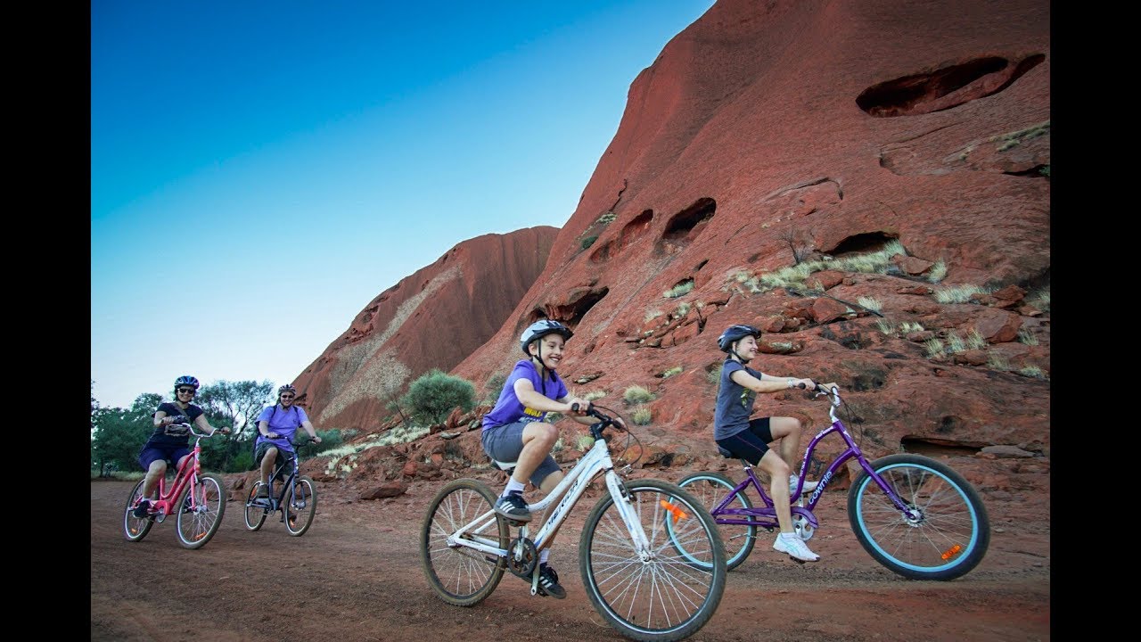 Uluru Bike Ride with Outback Cycling - YouTube