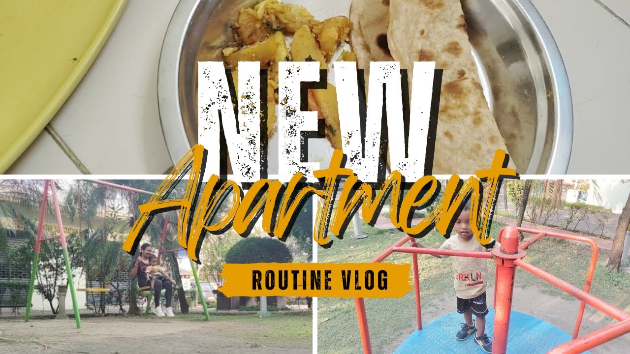 Vlog from new apartment | Holika dahan at our new society #vidyakarishmajosh - YouTube