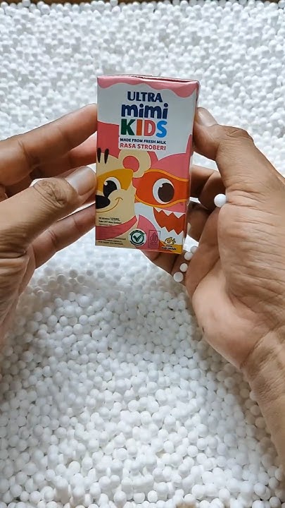mengumpulkan susu viral ultra mimi kids stroberi di styrofoam #huntingjajan #jajan #jajanan ...