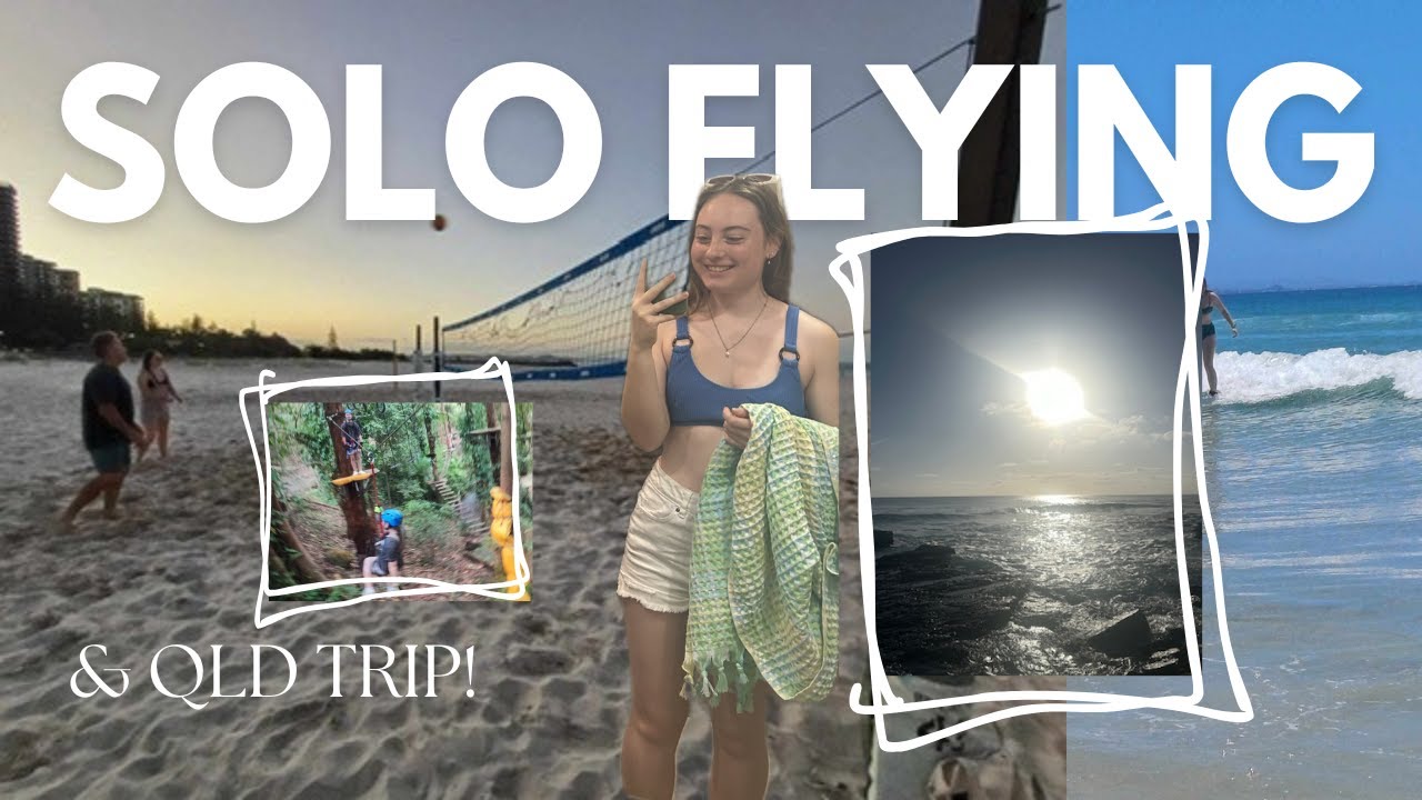 flying solo for the first time + QLD trip - YouTube